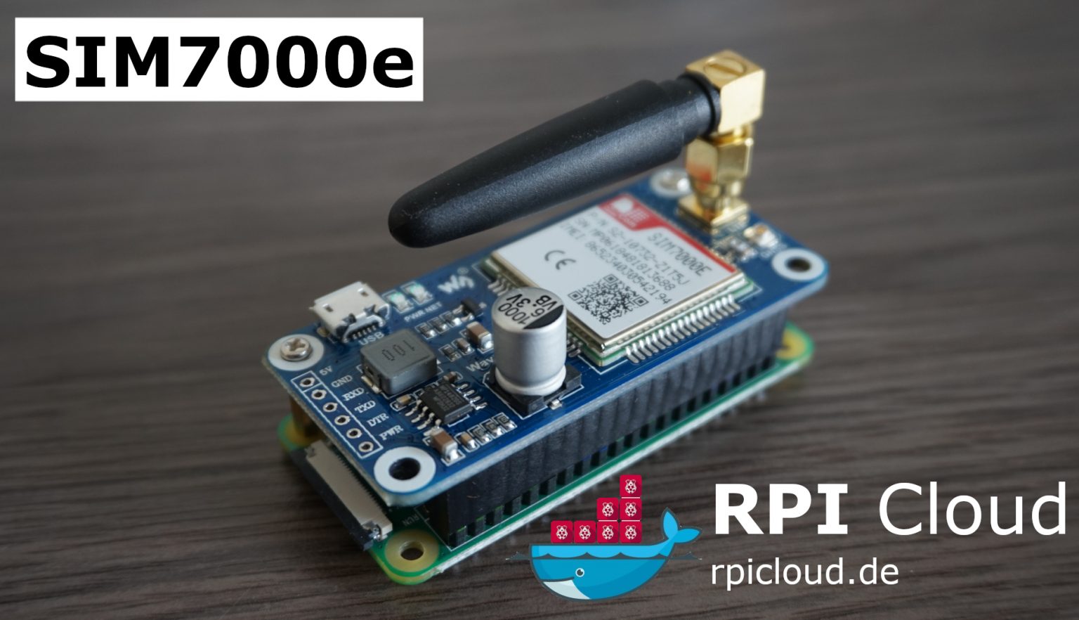 Raspberry Pi Zero & SIM7000e NB-IoT, LTE CAT-M1(eMTC) + GPS