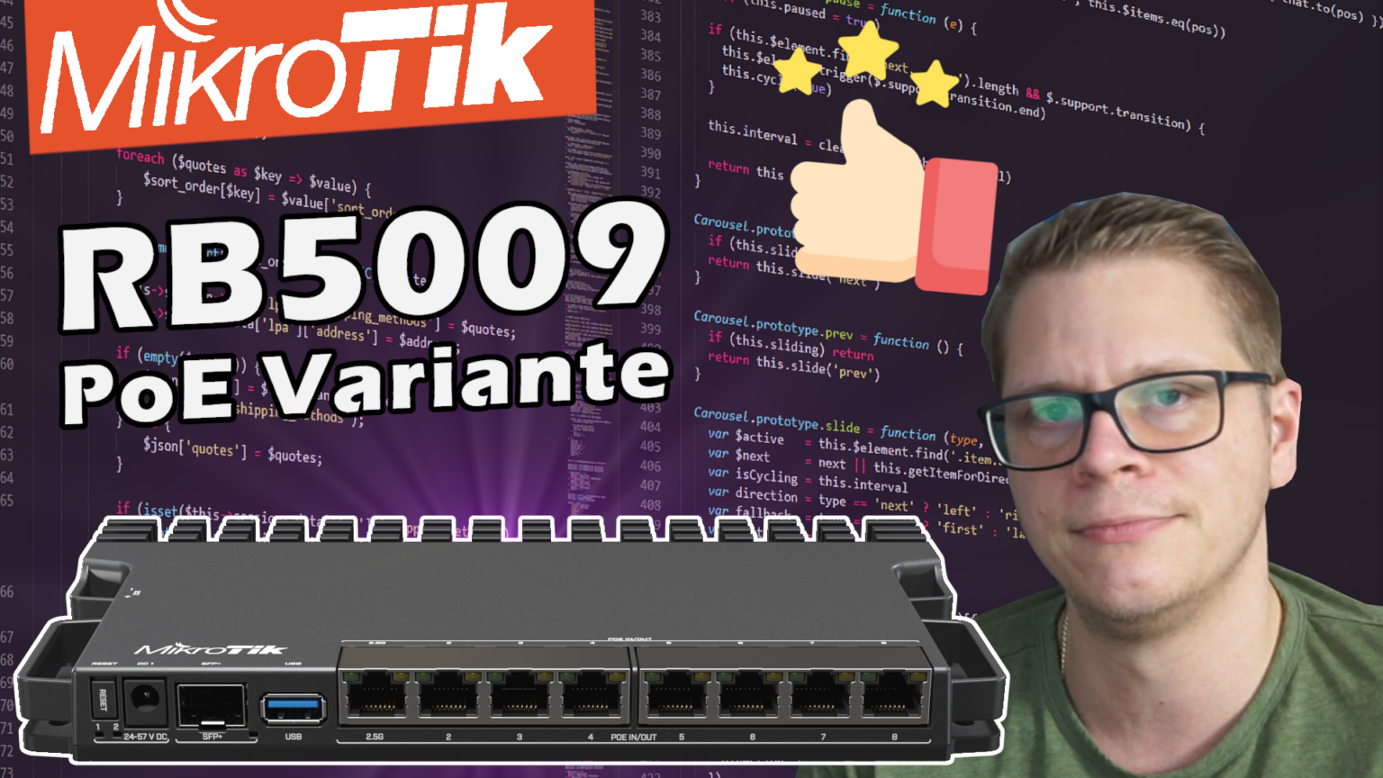 Mikrotik RB5009 Unboxing, Review, PoE und Performance Test