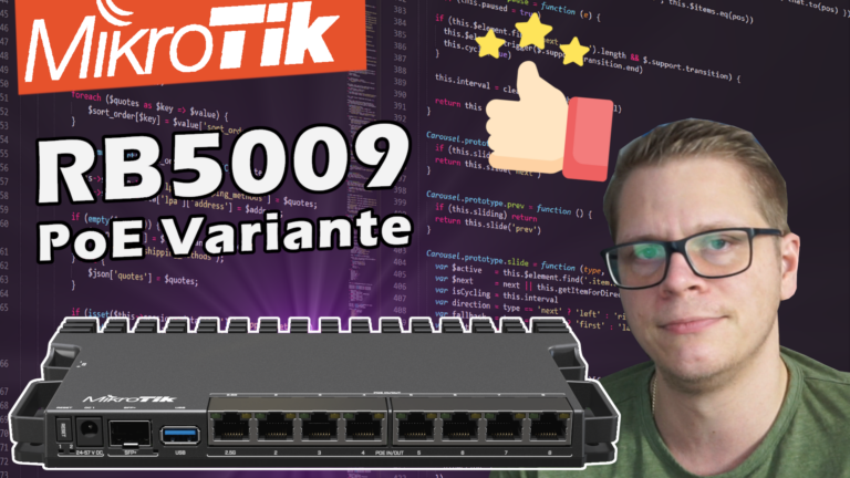 Mikrotik RB5009 Unboxing, Review, PoE und Performance Test