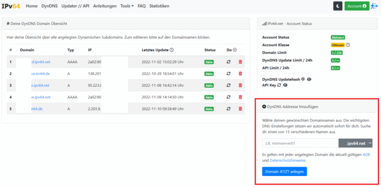 UniFi DDNS (DynDNS) einrichten mit automatisches Update