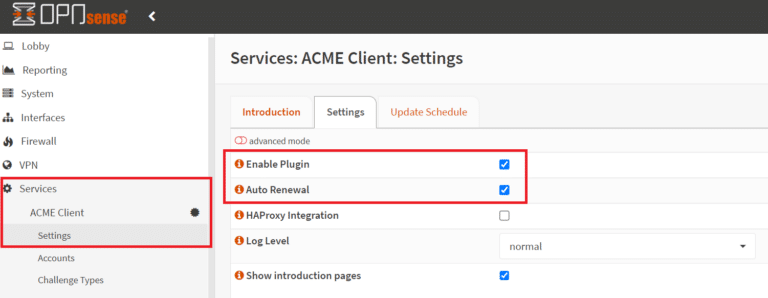 OPNsense - Let's Encrypt (ACME) sichere Zertifikate einrichten
