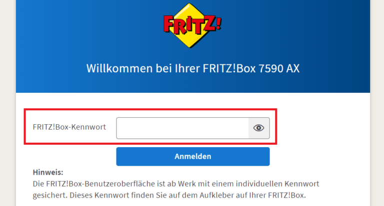 Fritzbox Login: Wie kann ich auf die Fritzbox zugreifen? - http://fritz.box