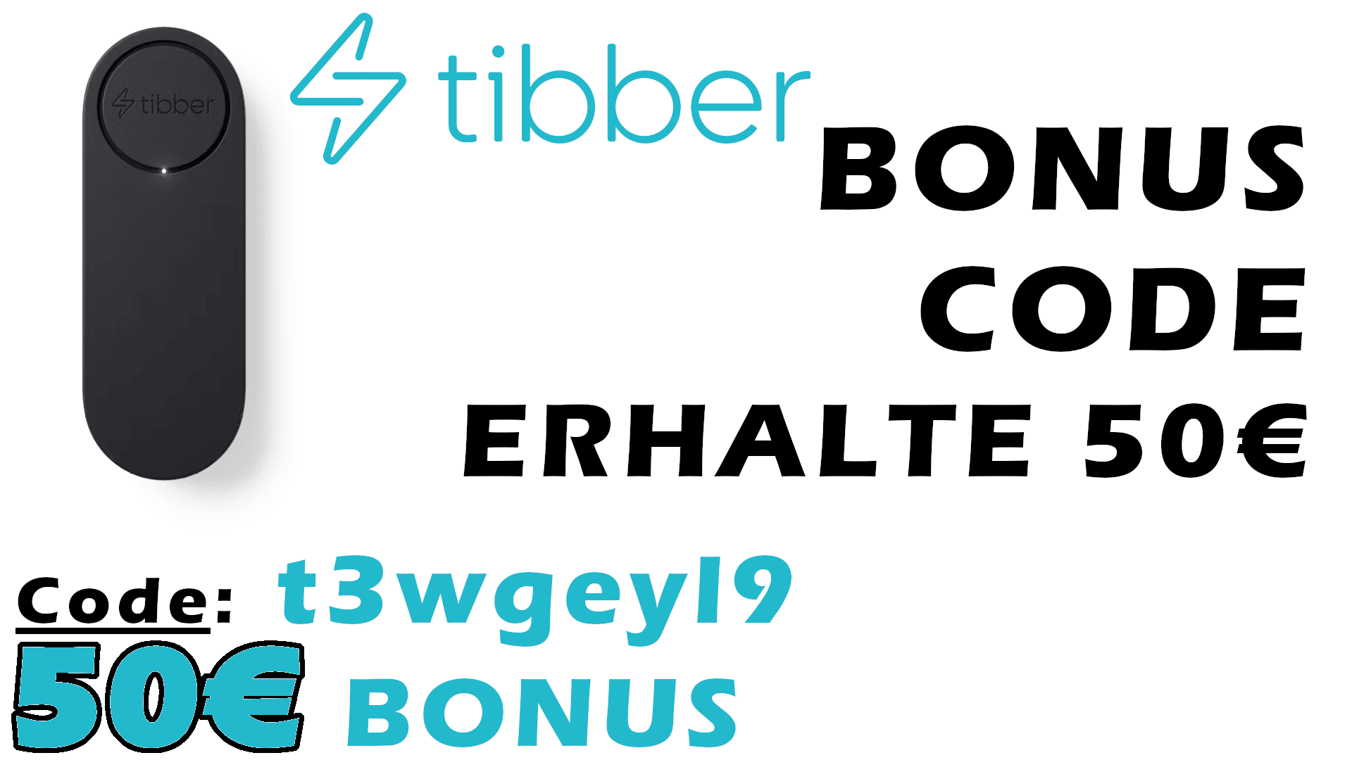Tibber Bonus Code - 50€ direkt für Tibber Pulse nutzen