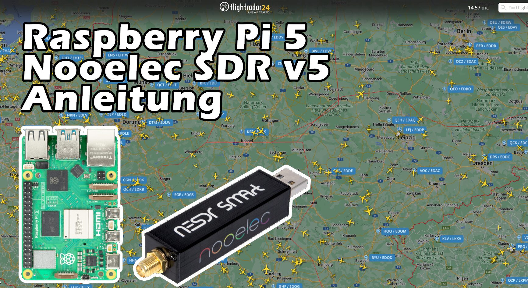 Flightradar24: Eigener ADS-B Empfänger betreiben. Easy Anleitung