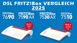 FRITZ!Box DSL Router Vergleich 2025 - Die Besten im Überblick!