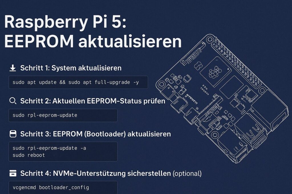 Raspberry Pi 5: EEPROM (Bootloader) aktualisieren – Anleitung