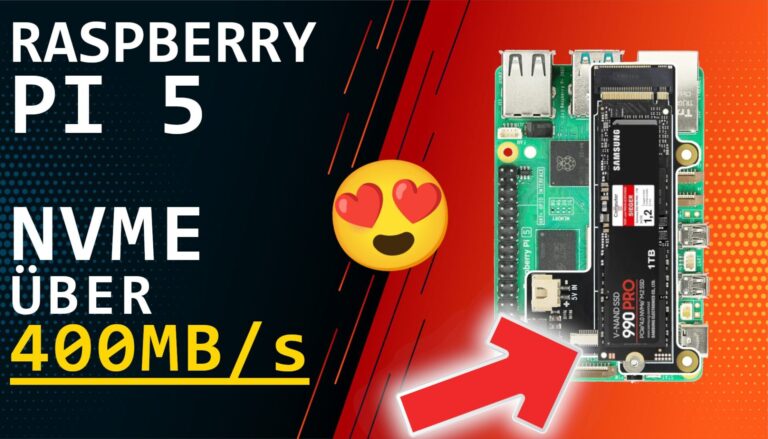 Raspberry Pi 5 mit NVMe HAT betreiben - Test & Erfahrung