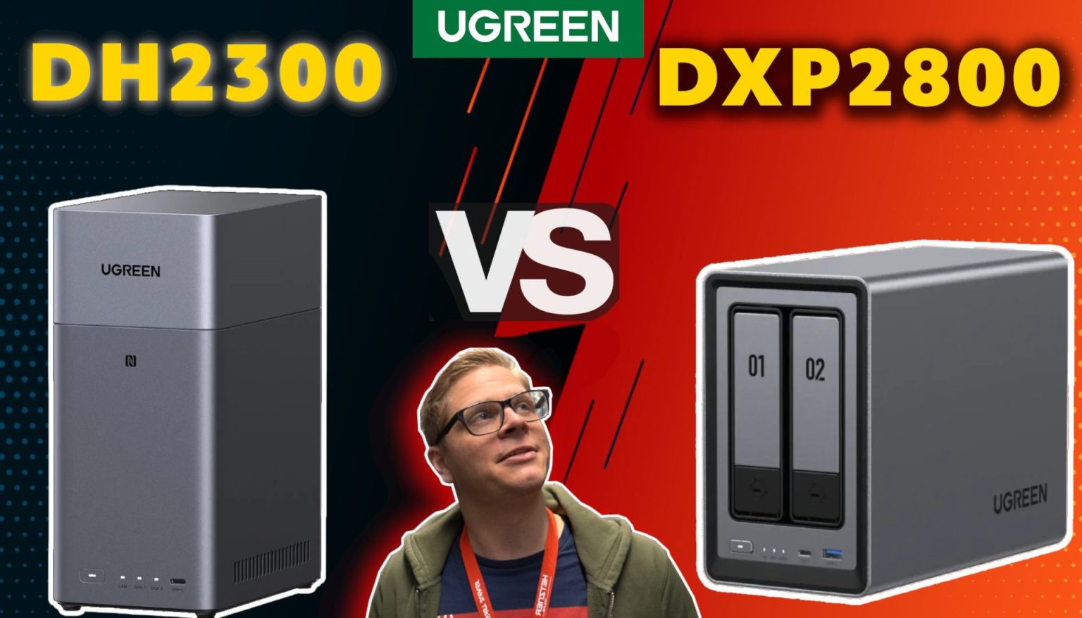 UGREEN NASync DH2300 versus DXP2800 2-Bay NAS